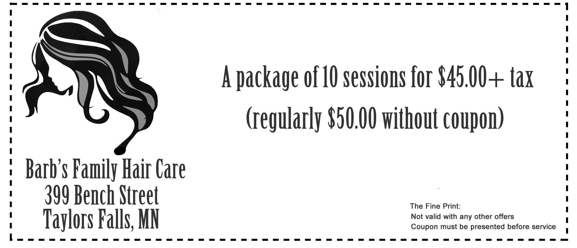 COUPON SPECIALS – Barb's Family Hair Care